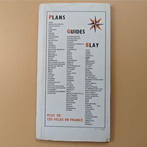 Other | Vintage Planguide Blay Nantes France With Map 196s | Poshmark